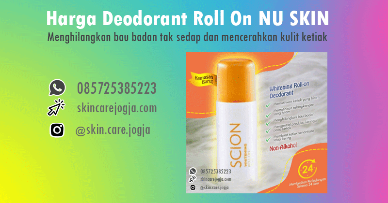 Harga Deodorant Roll On Nu Skin Scion Whitening - Nu Skin Jogja Distributor