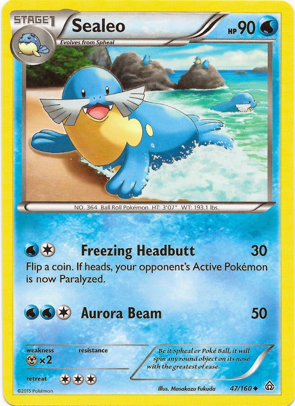 Sealeo -- Primal Clash Pokemon Card Review | PrimetimePokemon's Blog