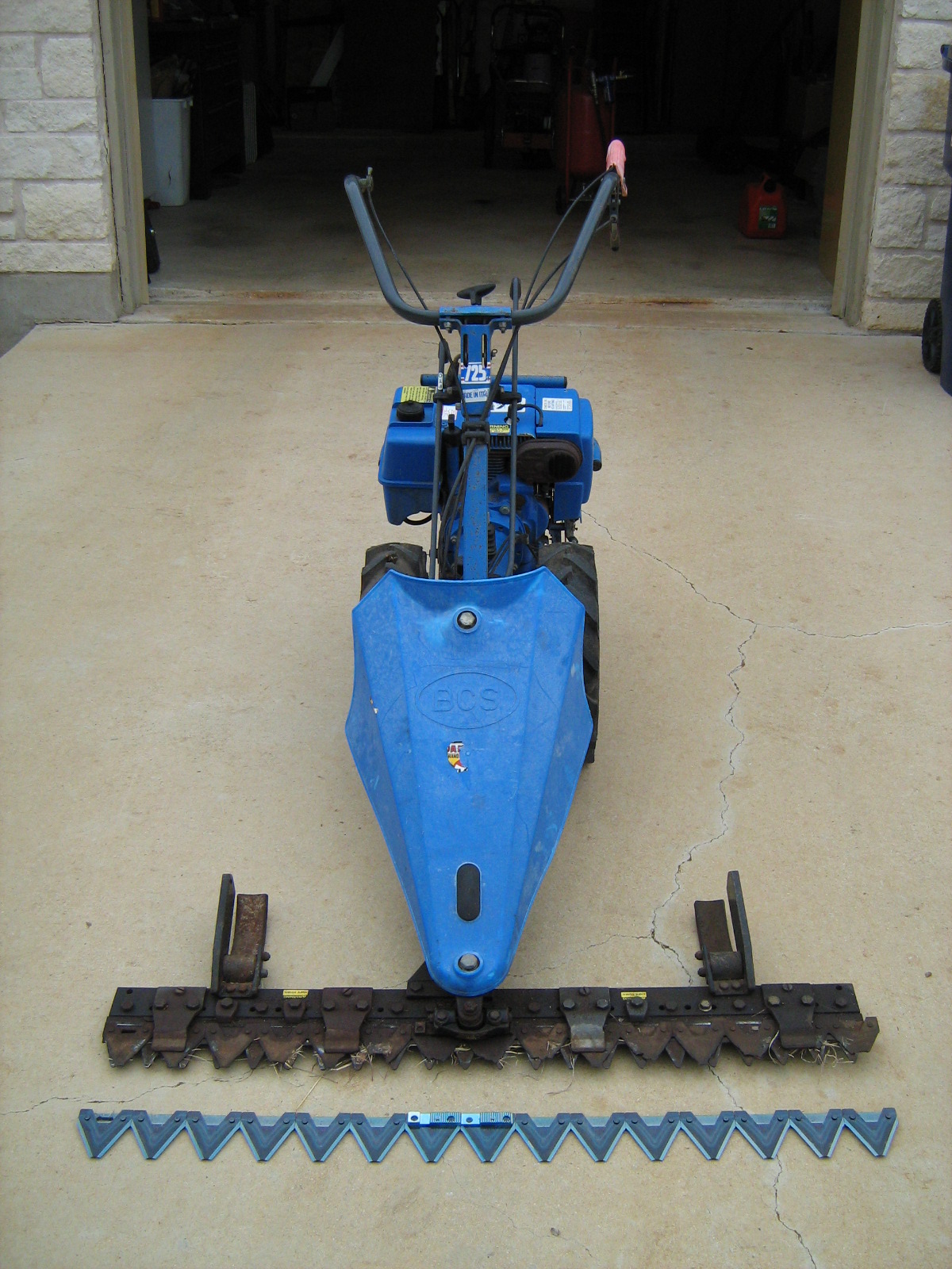 RPI projects: Working on BCS 725 Sickle-Bar Mower