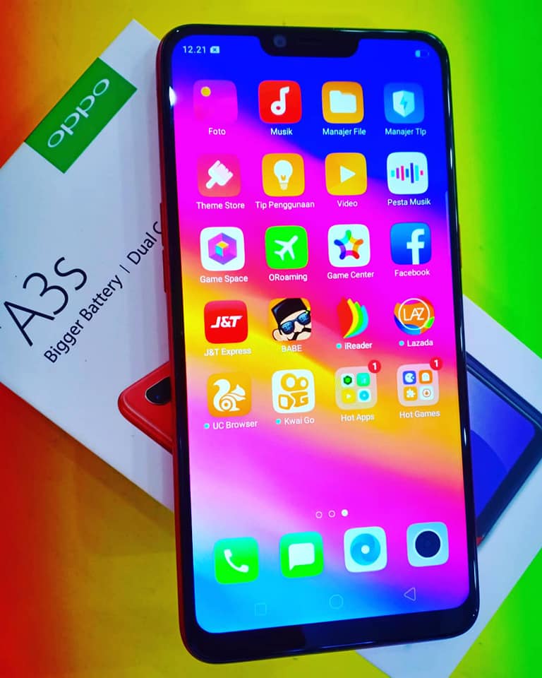 Android Phone: Oppo A3S spesifikasi