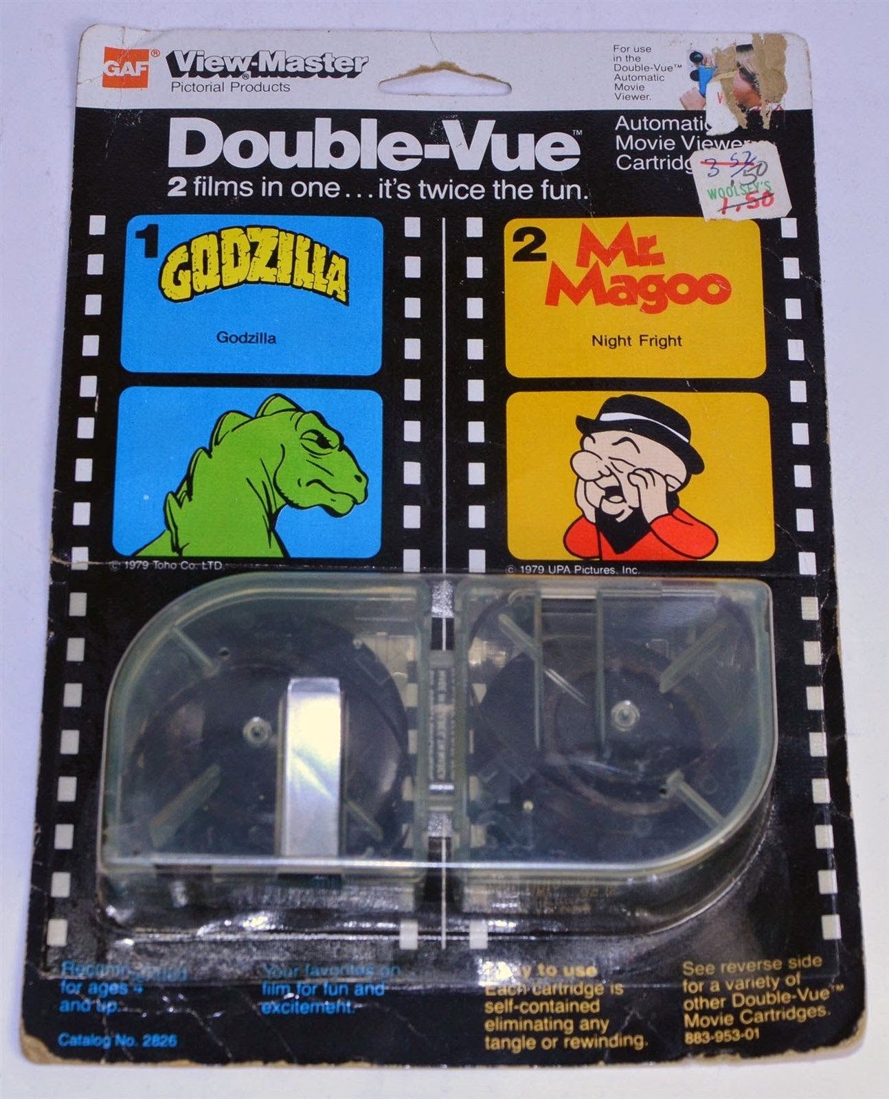 the sphinx: Godzilla and Viewmaster (GAF Corporation, 1978-9)