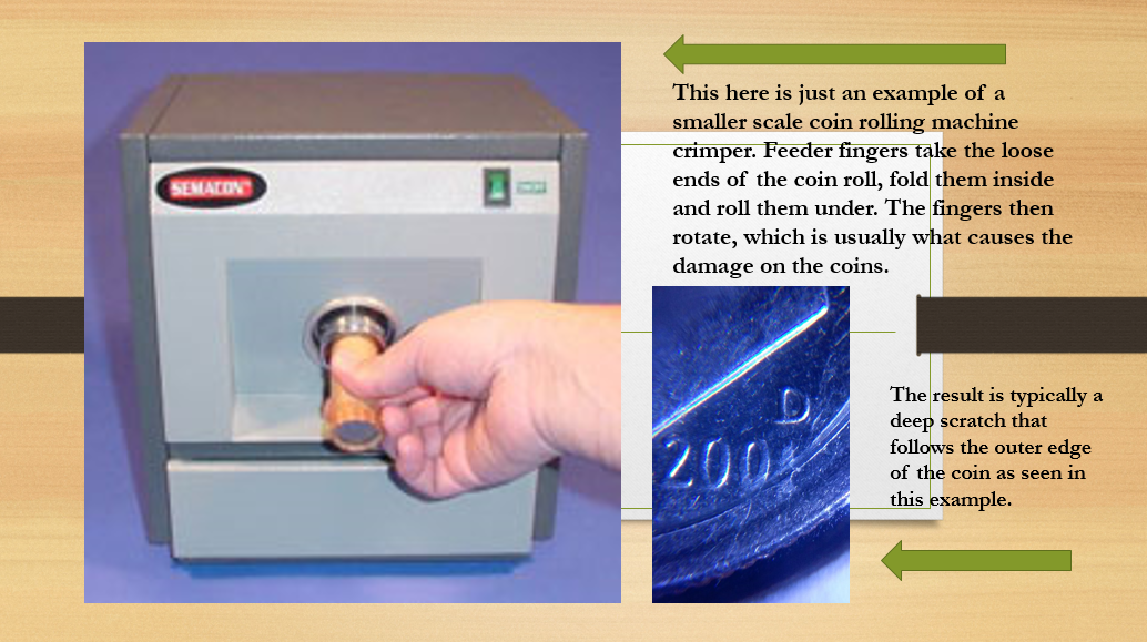 Adventures in Coin Roll Hunting: Rings on coins and moved letters and ...