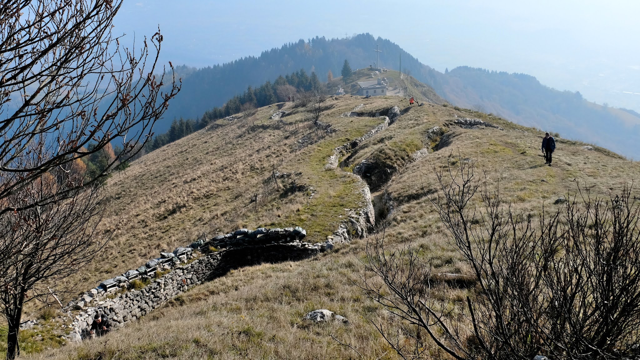 Trincee monte Palon: escursione dal monte Tomba