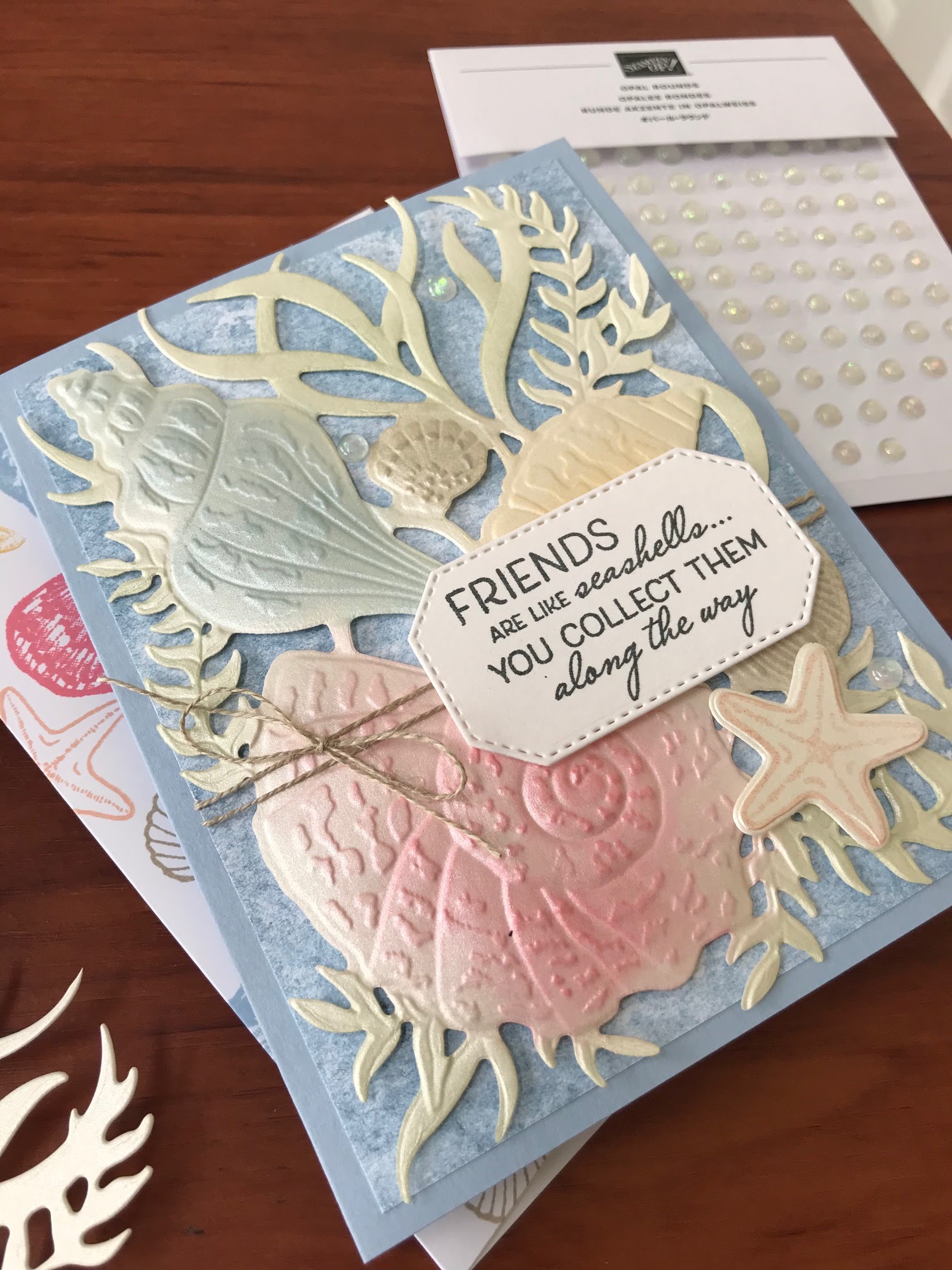 Shell Stamps: She sells seashells