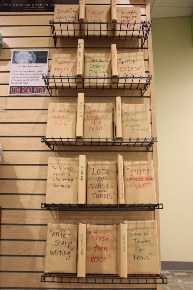 Teen Blog @ FRVPLD: Seek the Unknown in our Teen Read Week display!