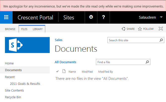 Clear Maintenance Mode to Unlock a Site Collection in SharePoint - SharePoint Diary