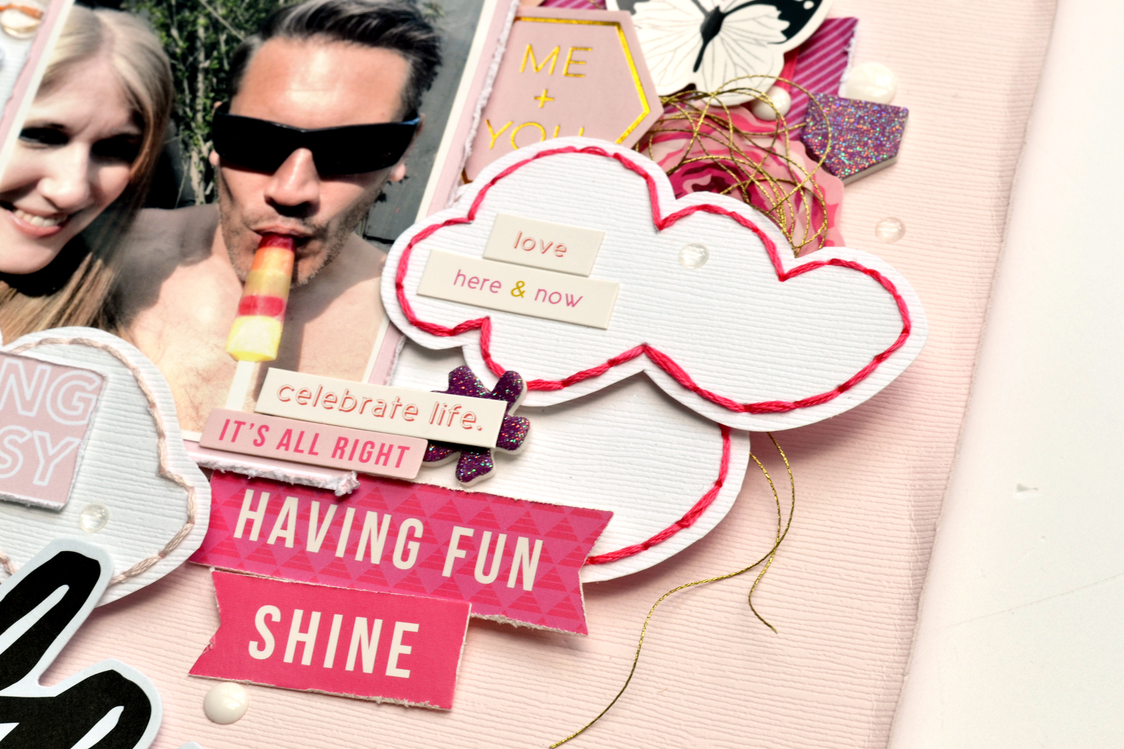 Live Life Happy | Moodboard Inspired | Hip Kit Club Design Team | being ...