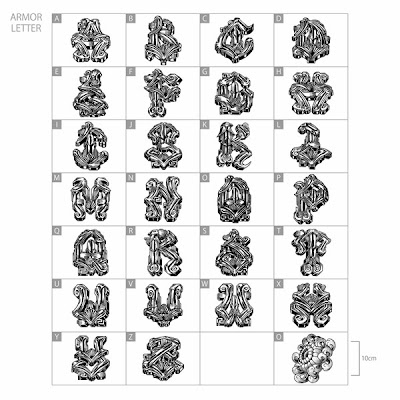 山栄ART工房 -BLOG-: ICON LETTER & ARMOR LETTER