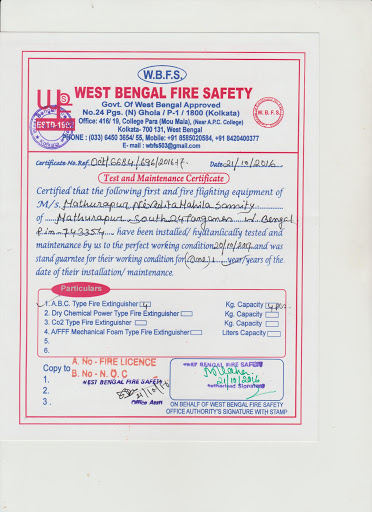 Arindam Bhadra Fire Safety : NOC & Fire License in West Bengal