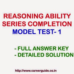 Reasoning Ability Series Completion Sample Test Paper - 1 with Answer ...
