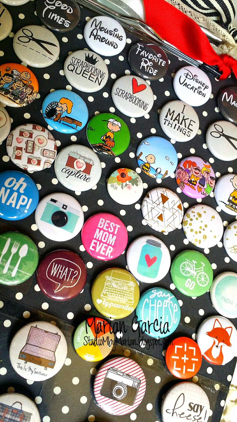 Studio M by Marian: Flair Button Embellishment Organization Clipboard ...