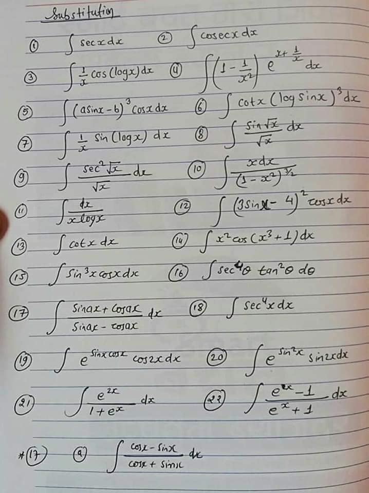 Class 11(Math Important Questions) - Questions and solutions