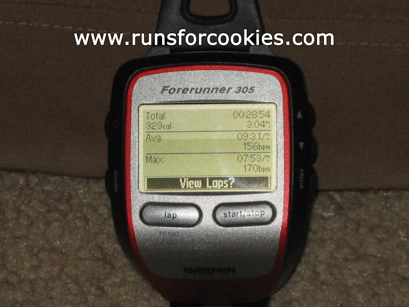 Runs for Cookies: TUTORIAL: How to use your Garmin Forerunner 205/305