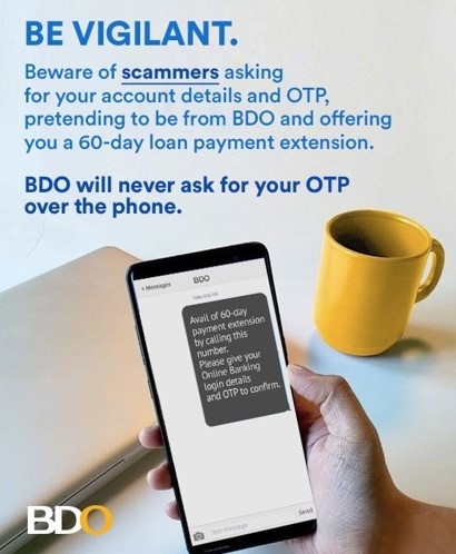 Scammer Alert: BDO warns clients of fraud amidst COVID-19 - Snapped and ...
