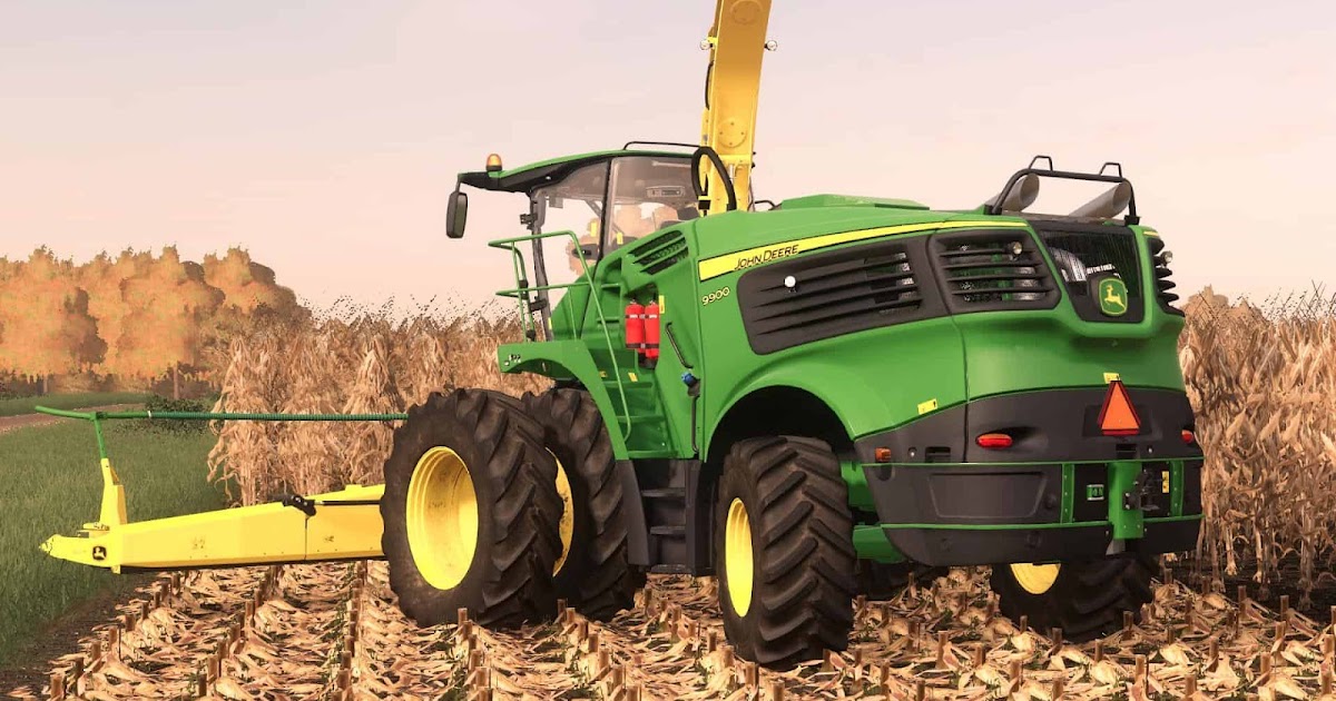 FS19 John Deere 9000 US Forage Harvestor v1.0 - FS 19 & 22 USA Mods ...