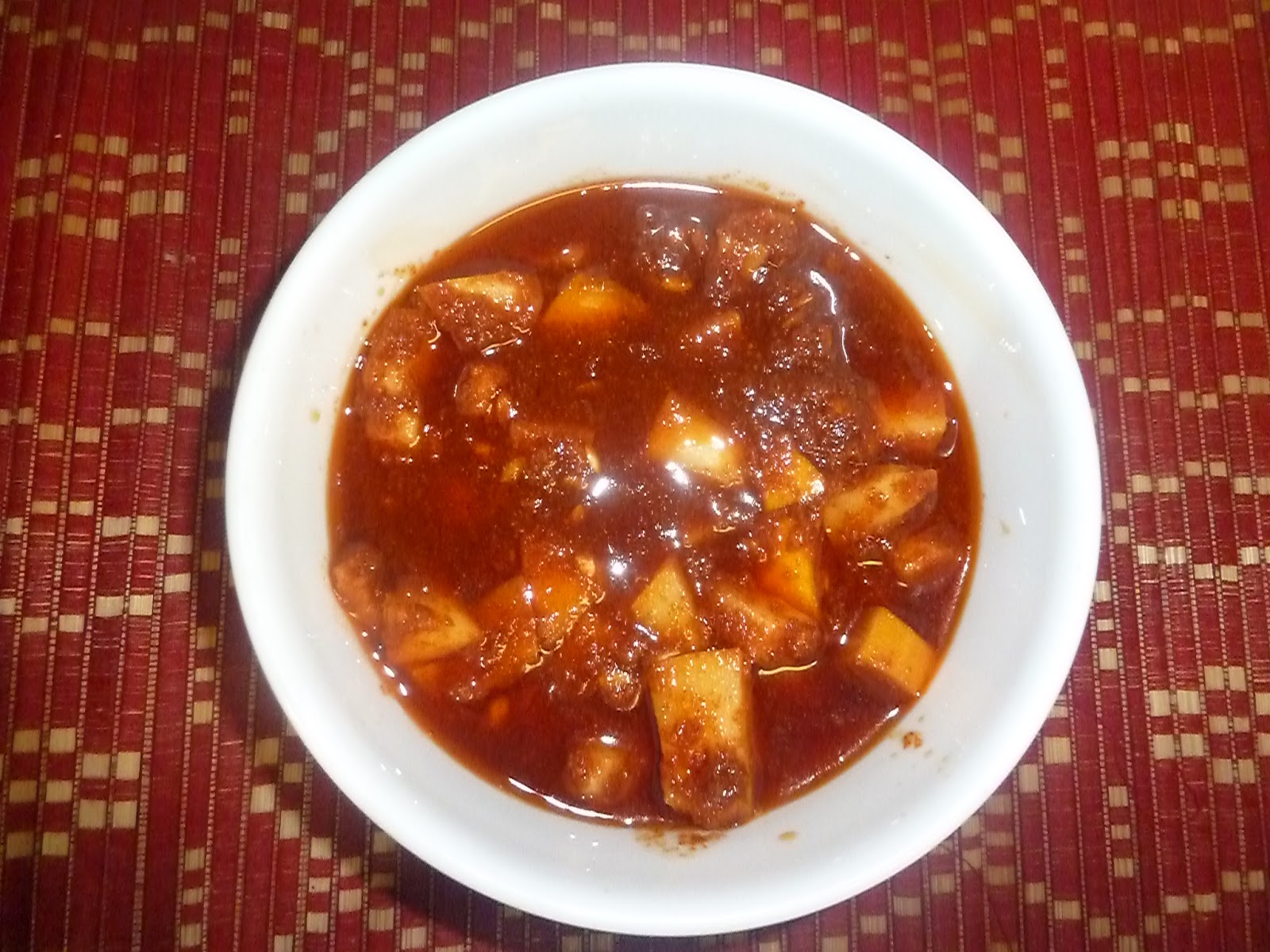 The Recipe world: Dosa Avakaya or Dosa Avakai