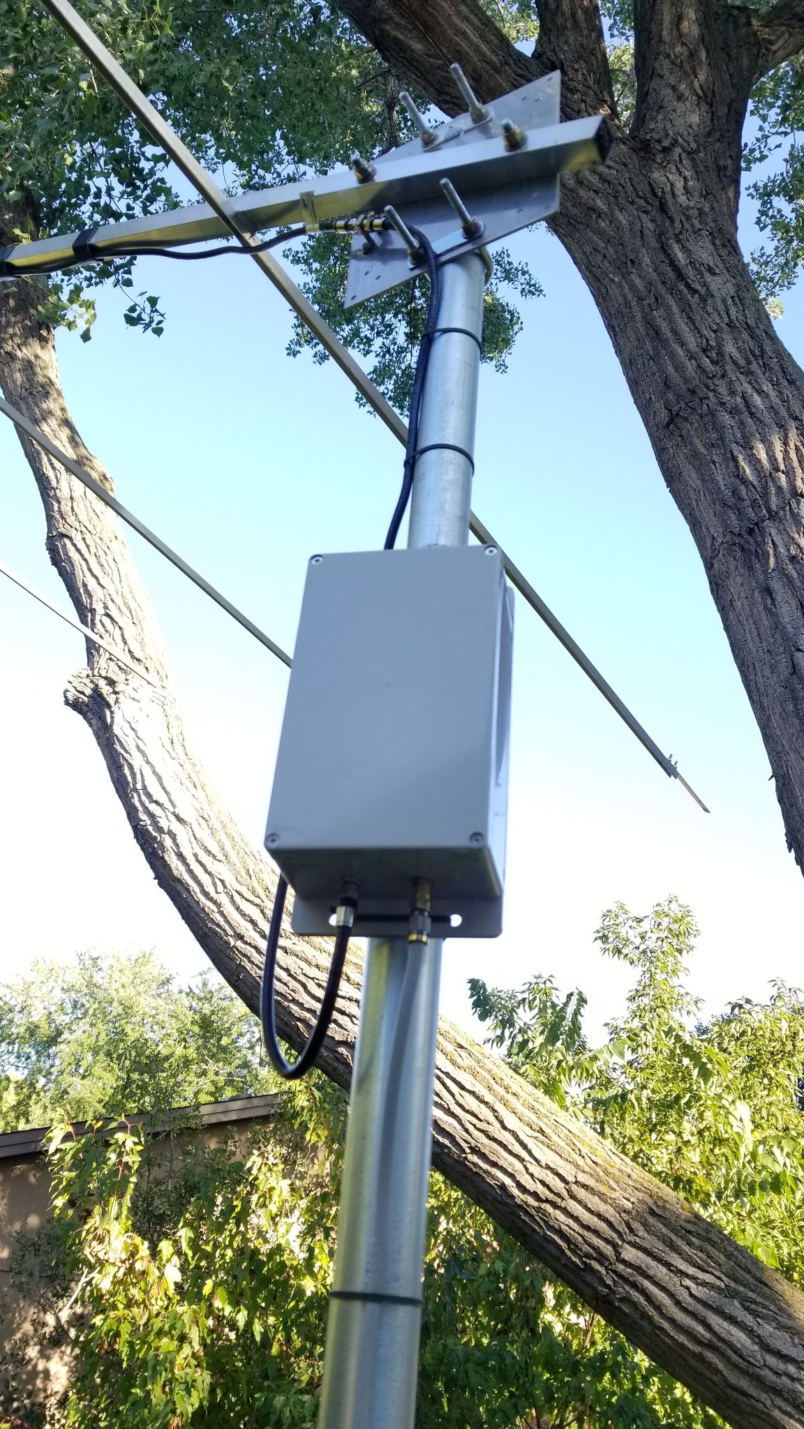 Photos of Meteor Echo Detection Setup