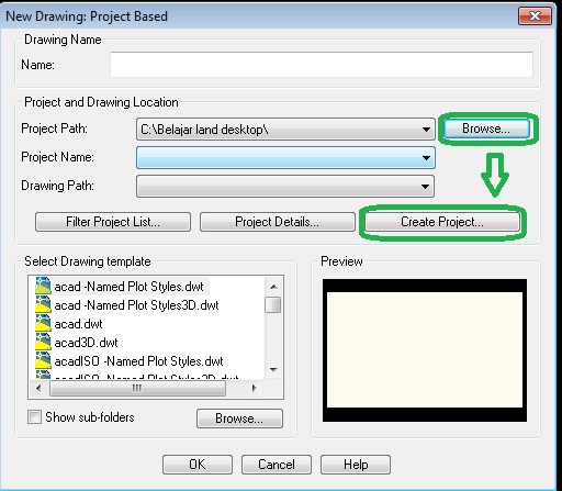Tutorial autocad land desktop 2009,cara memulai project /gambar baru - SURVEYOR JATIM