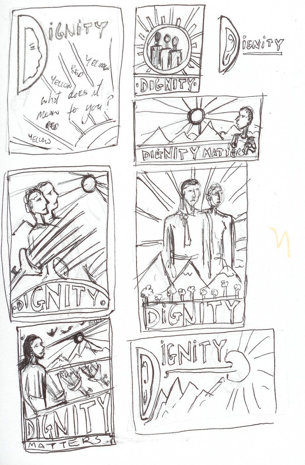 Jess J.E. Watson: Dignity Poster Designs