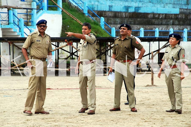 Jawed Shamim Special IG in-charge of Kalimpong and Kurseong and Kunal ...