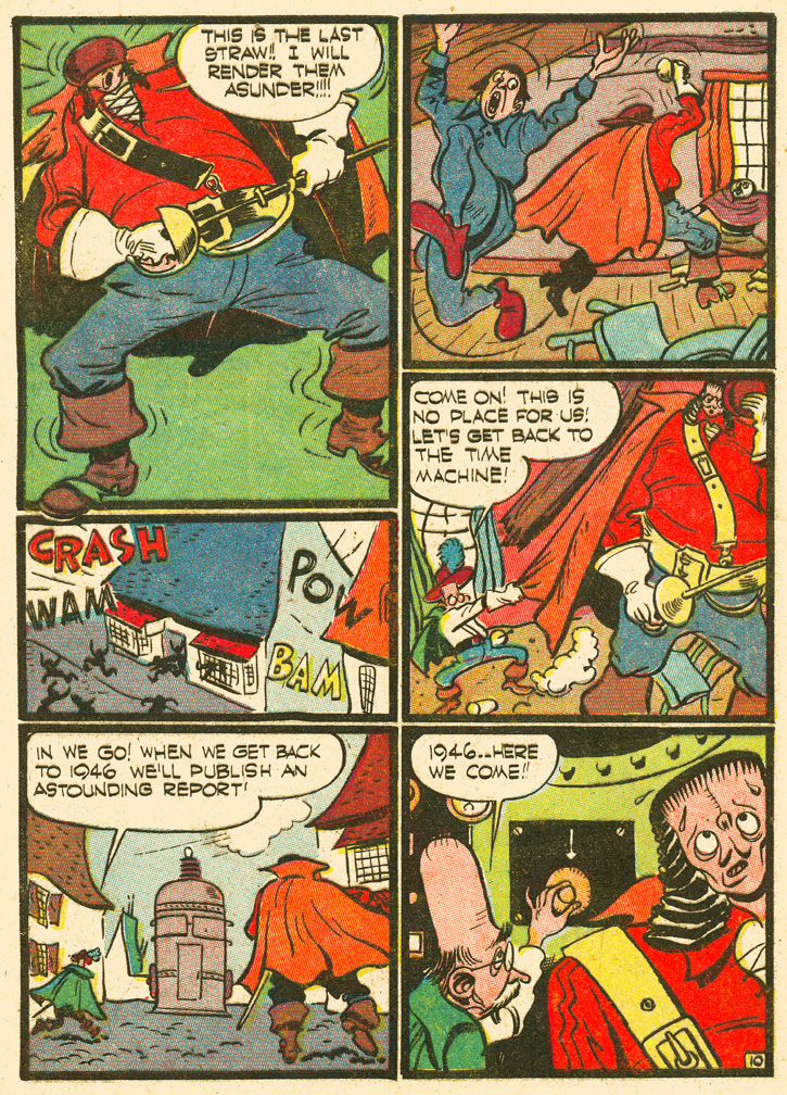 The Greatest Ape: "Frankenstein and the Time Machine" by Dick Briefer