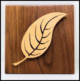 Scrollsaw Workshop: Leaf Art Tiles Scroll Saw Pattern.