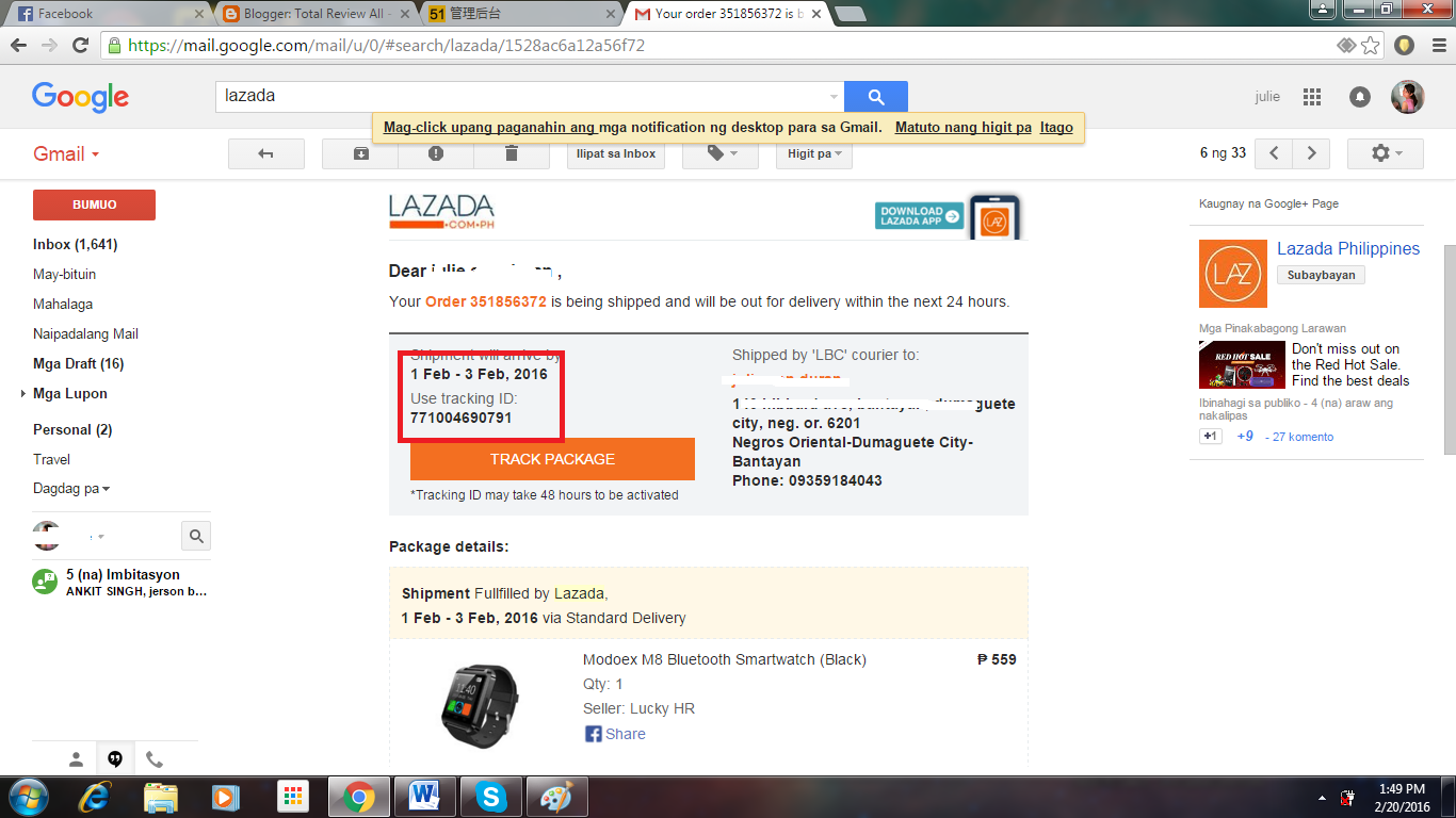 Total Review All: Review: How to purchase items from LAZADA