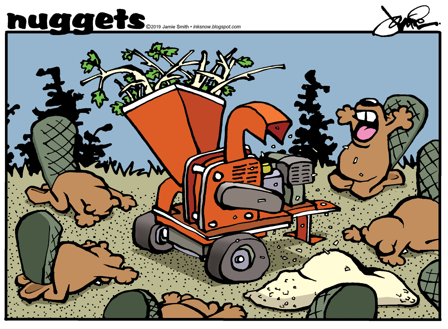 Ink & Snow: "Non-Stick," "Row-Dent" and "Wood-Chipper Worship"