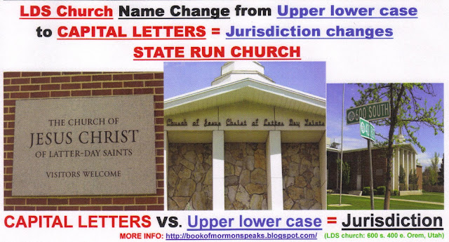 Book of Mormon Speaks from the Dust: LDS INC. 501c3 IRS CONTROLLED ...