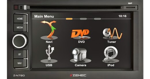 Zenec Navigatie: Zenec Z-N720 Universele navigatie Alfa, Citroen, Fiat ...