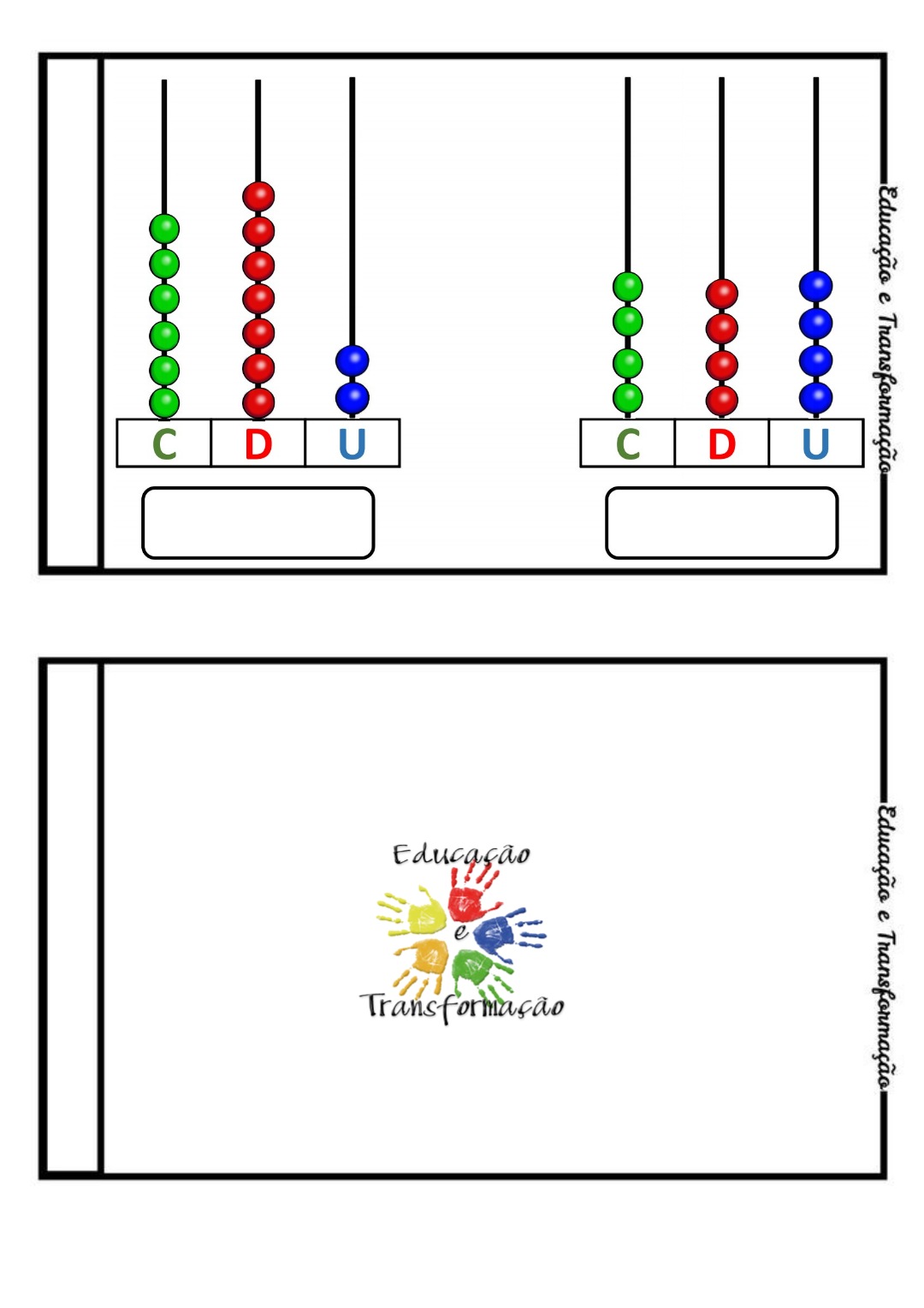 Blog Educação e Transformação: 👍Matemática: contando com o ábaco