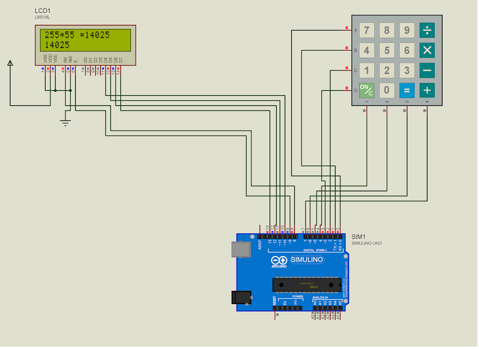 พีรวัฒน์ หมื่นพรมมา มินิโปรเจค Arduino Calculator แก้ไข