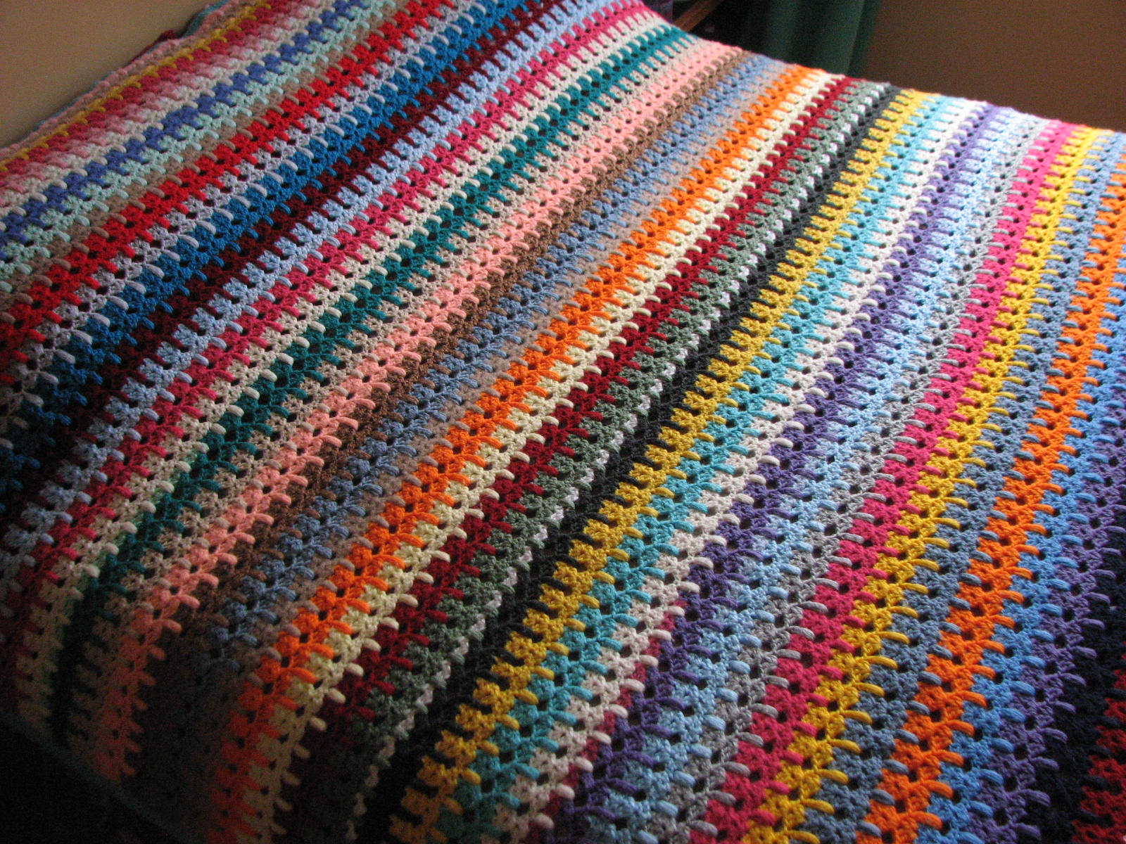 Les Projets Créatifs de Fleur de Paix: Couverture lourde crochetée