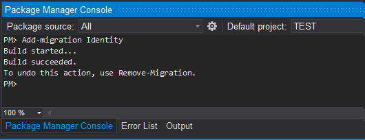 The Prompt Code How To Add Ef Core Identity Authentication In Your Existing Core 3 0 Project