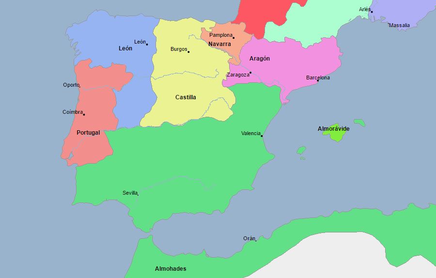 Al-Andalus HISTORICAL MAPS | el taller de sociales