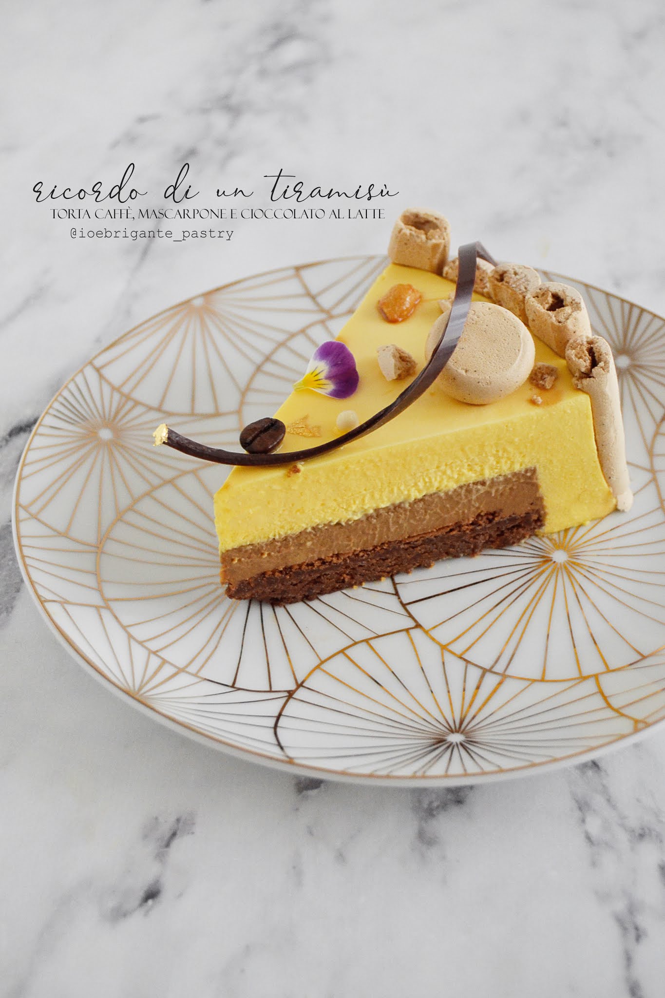 TORTA MASCARPONE, CAFFE' E CIOCCOLATO AL LATTE. | MICHELA BRIGANTE ...