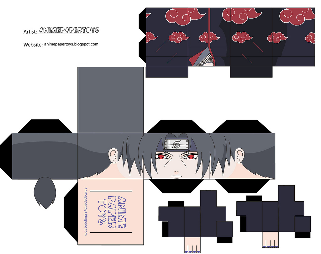 Naruto Türkiye Resmi Blogu: İtachi Papercraft