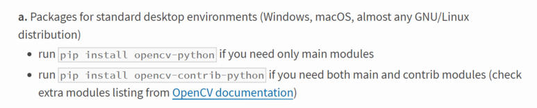 Python Opencv 설치산을 붉게 물들이는 꽃