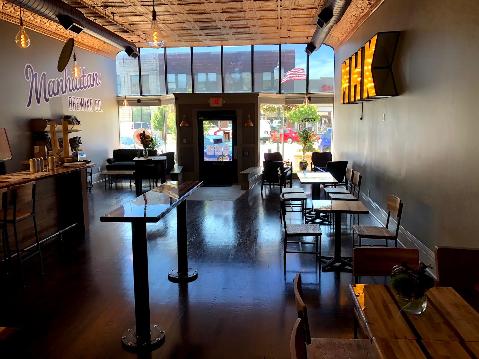 Manhattan Brewing Company! Great beer in a great town.