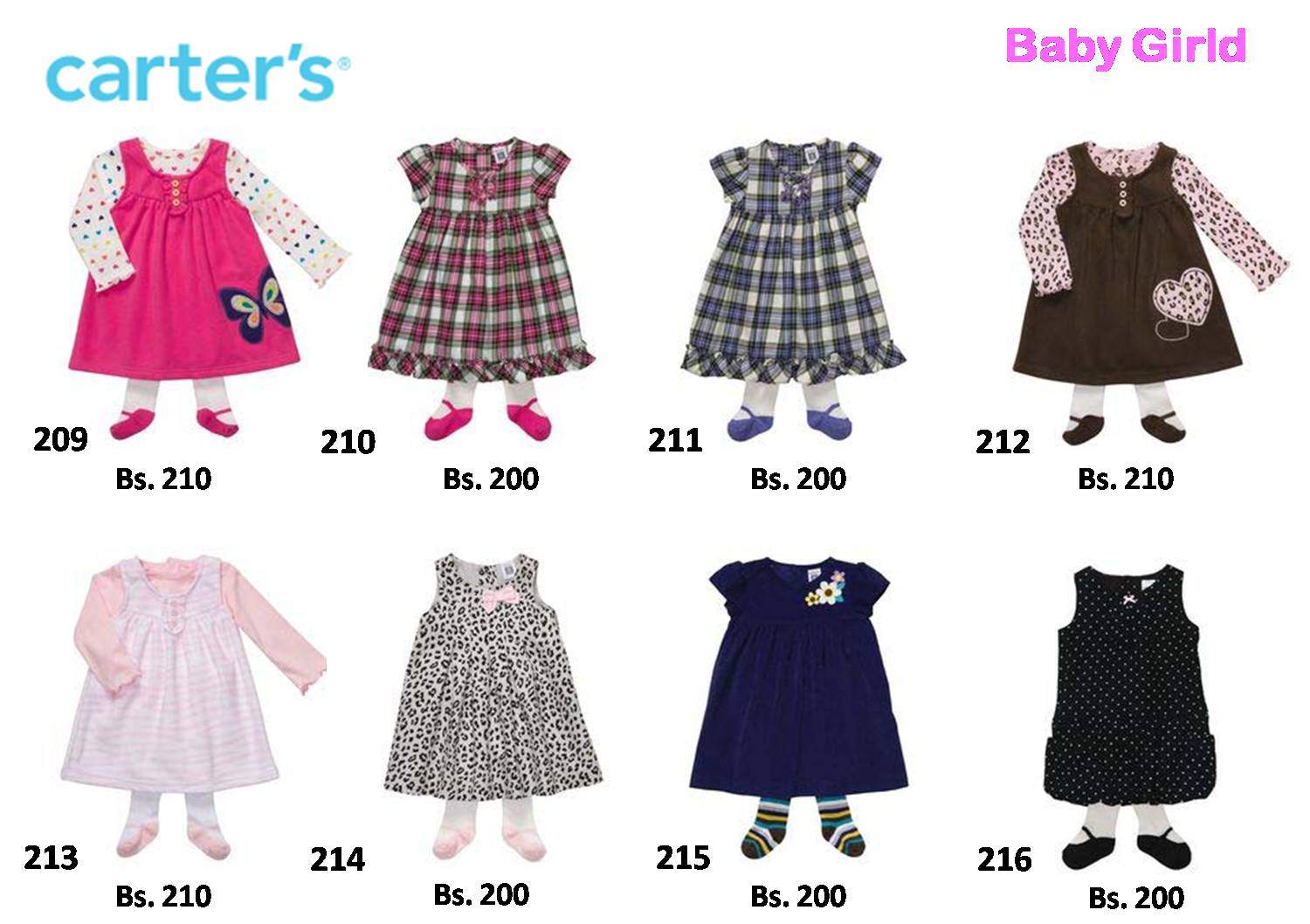 Venta de Ropa de niño marca Carter: Catálogo de Ropa de Niña