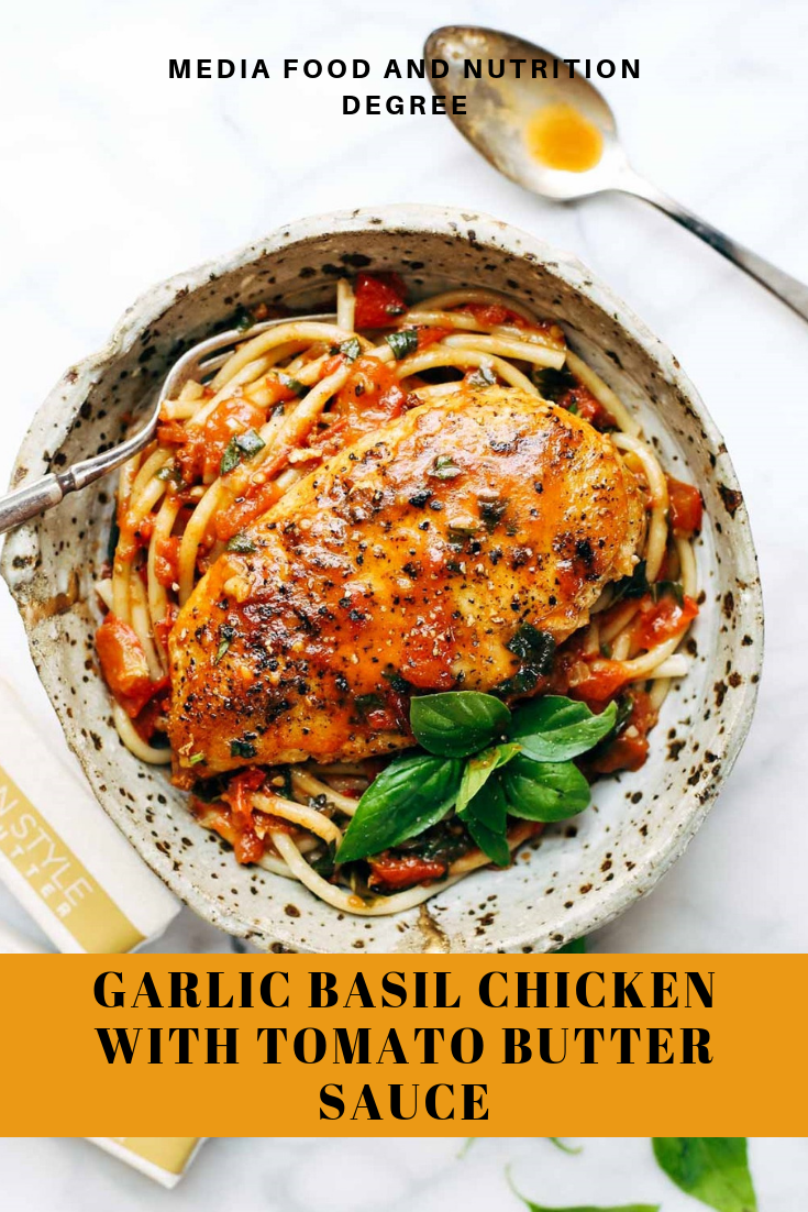 GARLIC BASIL CHICKEN WITH TOMATO BUTTER SAUCE #DINNER #BASIL - Media ...