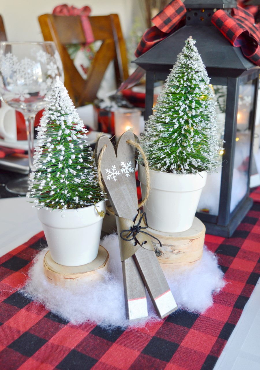 Dining Delight: Christmas Apres Ski Tablescape