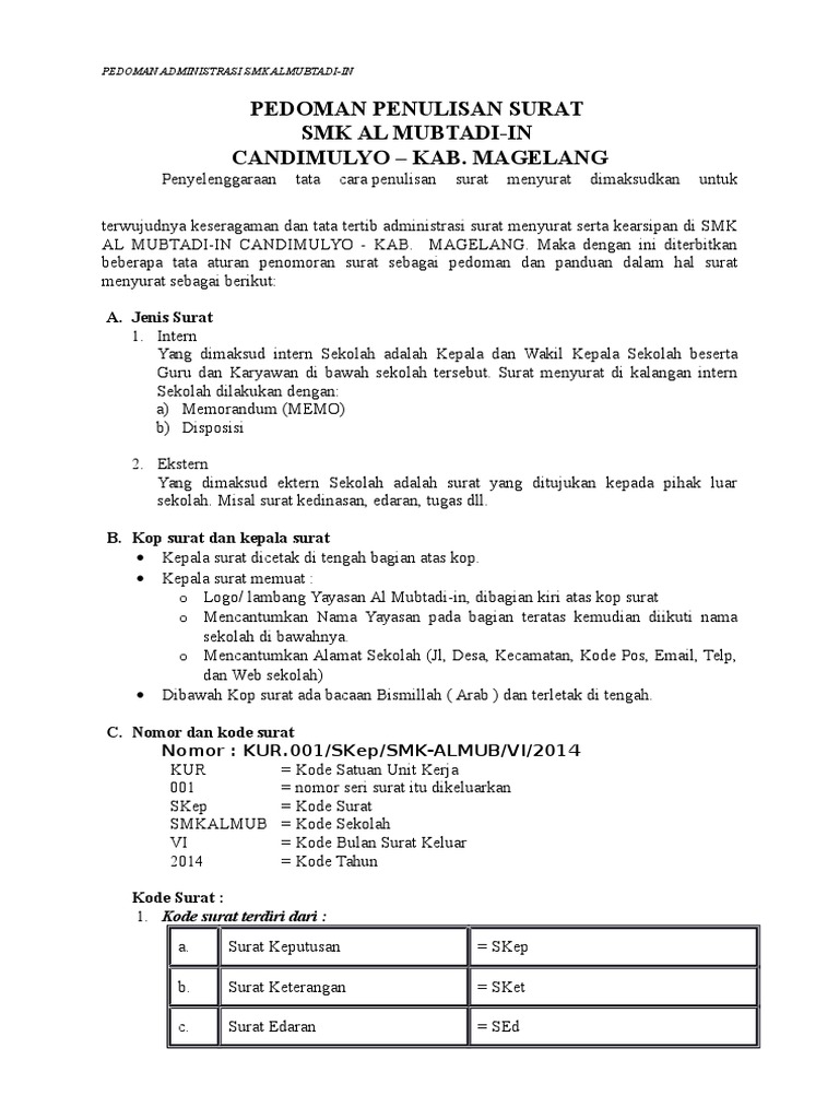 contoh surat disposisi - wood scribd indo