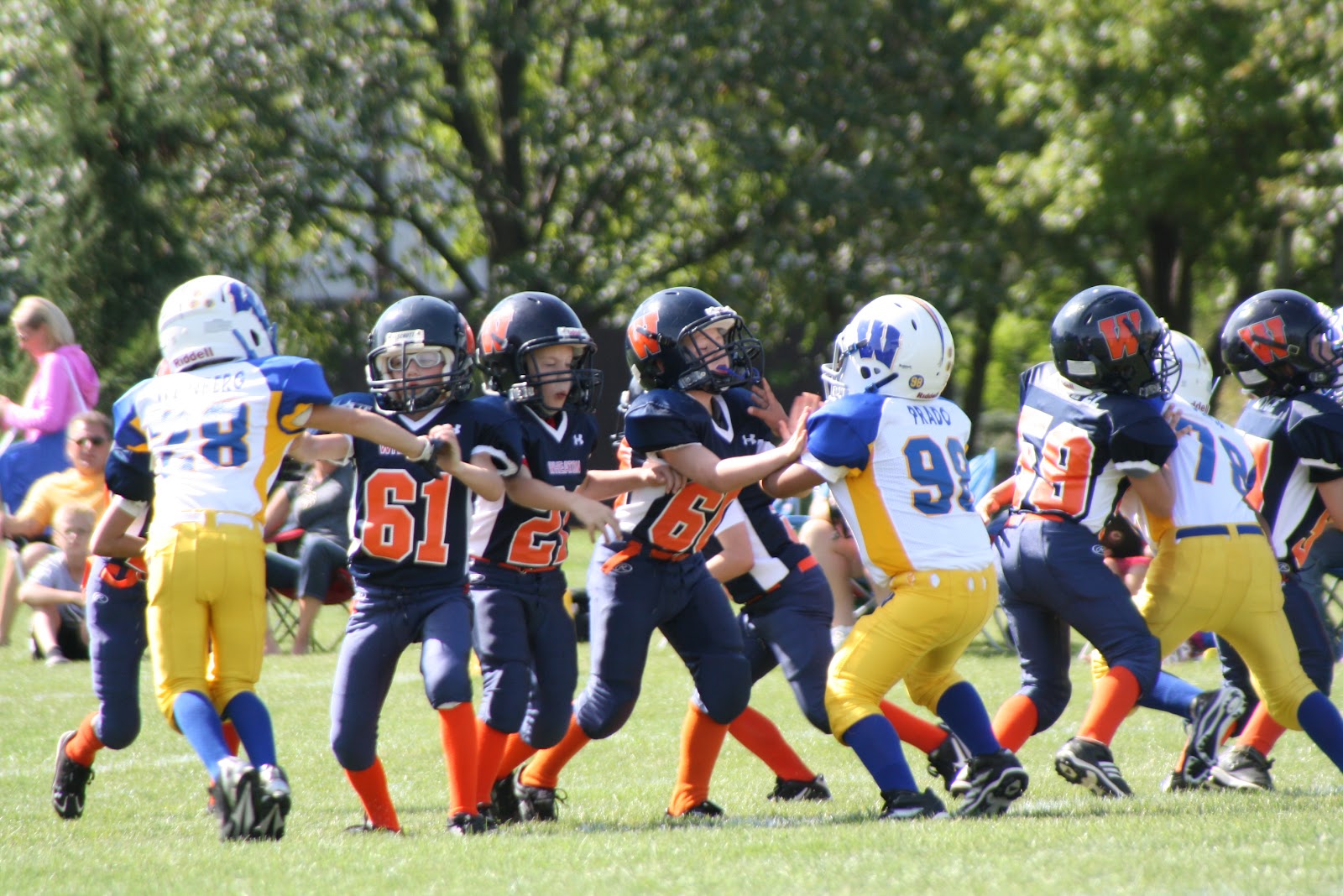 Wheaton Rams Team Black 73lbs: Wheaton Bowl vs. Warren