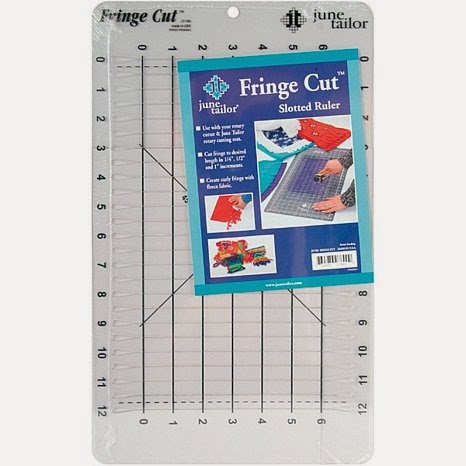 How To: Use Fring Cut Ruler to make No-Sew Blankets - Sylvia's Stitches