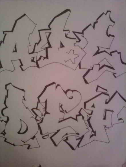 The Parts of the Graffiti Alphabet: Graffiti Sketch ABC | New Graffiti Art