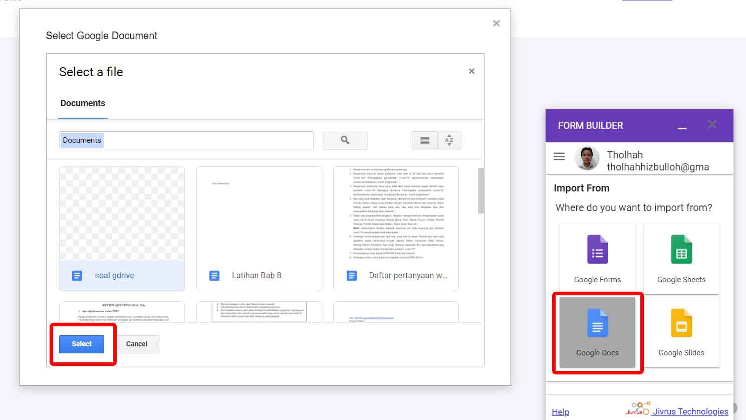 Cara Memindahkan Soal Word ke Google Form Dengan Form Builder - Soalskul