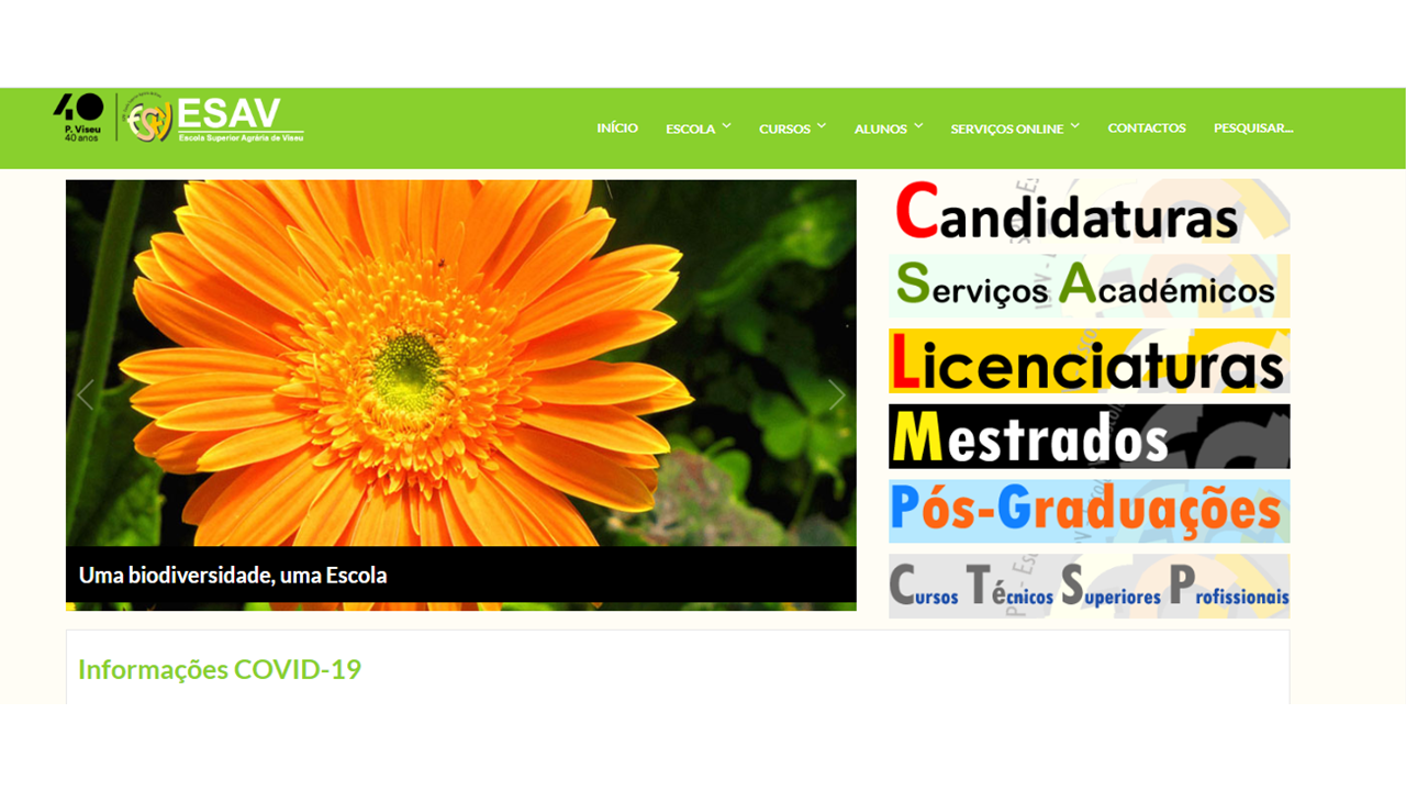 BIOGERE: O que pode fazer uma Instituição como a ESAV em tempos de ...