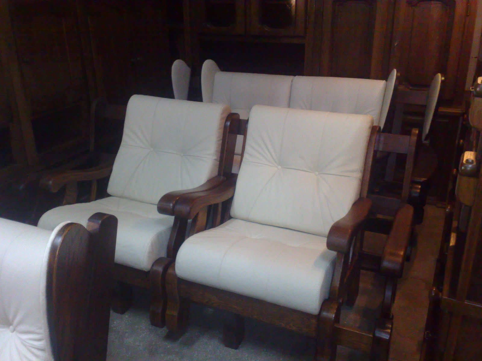 Mobila Second Hand: Seturi canapele si fotolii din lemn masiv