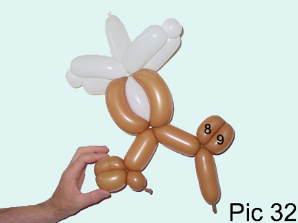 Balloon animals twisting instructions: Balloon animal fat body